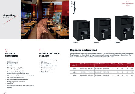 Executive Safe - Product Catalogue